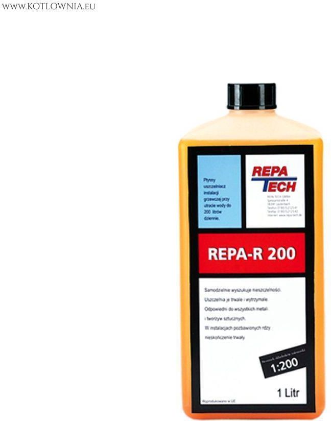 Akcesoria grzewcze Repa-Tech Środek uszczelniający REPA-R 200 do 200 litrów na dobę - Opinie i ...