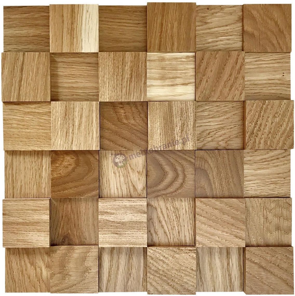 Natural Wood Panels Panel Drewniany 064 Dąb Gold Kostka 3D - opinie i ...
