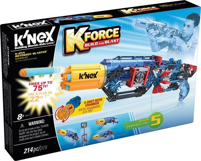 K'Nex K-Force Build & Blast K-25X Zestaw Konstrukcyjny 214el. - ceny i ...