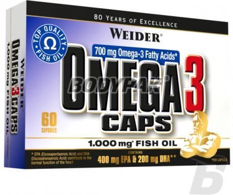 Weider Omega 3 Caps 60 kaps - Opinie i ceny na Ceneo.pl