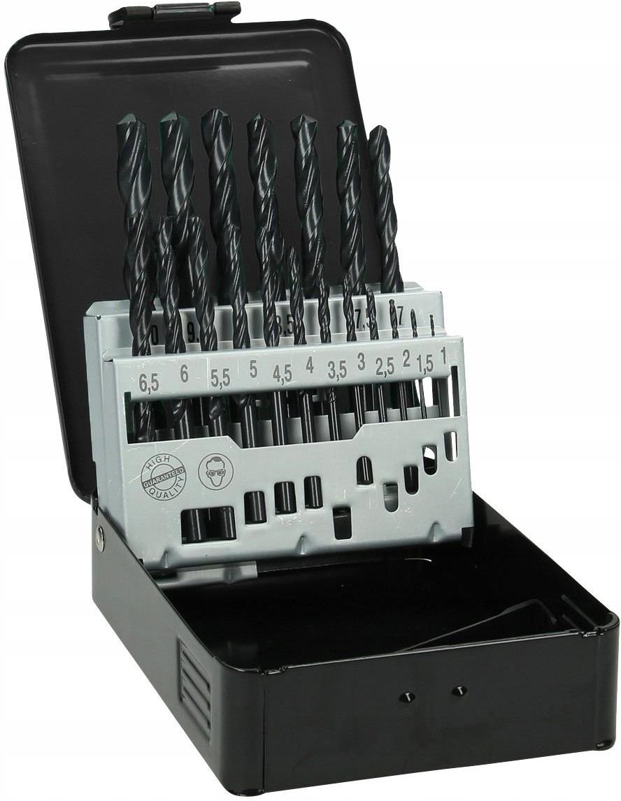 Wiertło Hitachi Zestaw wierteł HSS-R DIN 338 w kasecie 19-szt 1-10 x 0 ...
