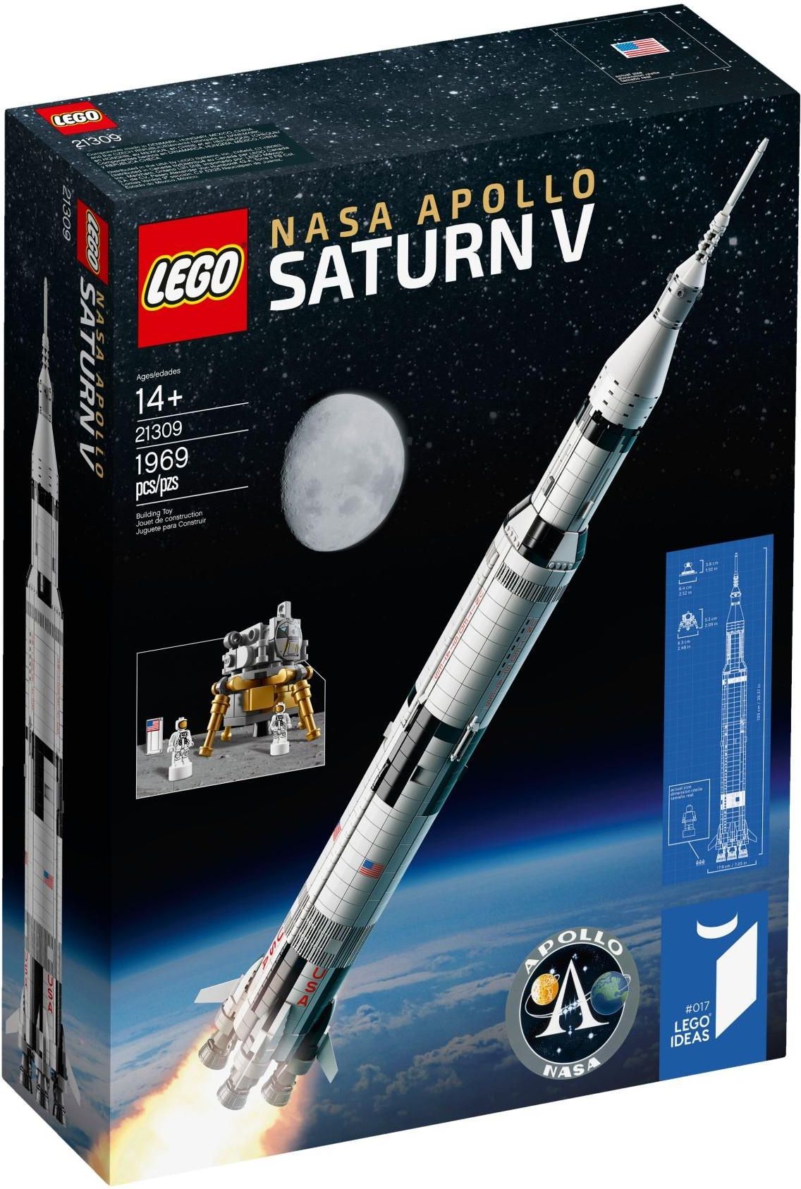 LEGO 21308 Rakieta Nasa Apollo Saturn V Ideas - Ceny i opinie - Ceneo.pl