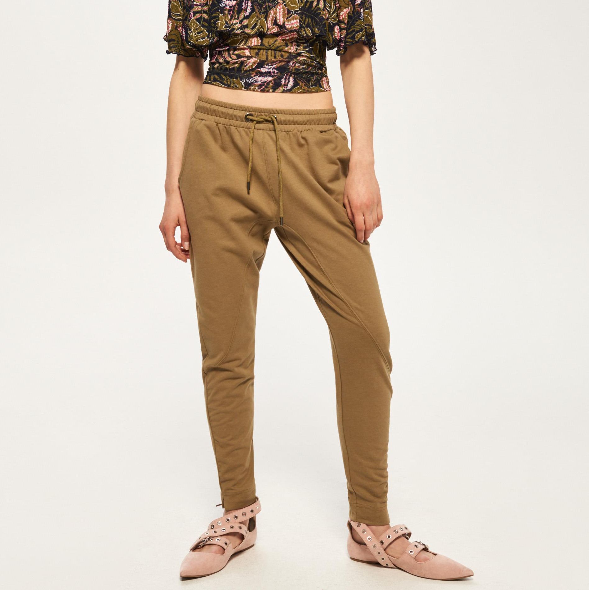 Reserved - Dresowe spodnie - Zielony - damski - Ceny i opinie - Ceneo.pl