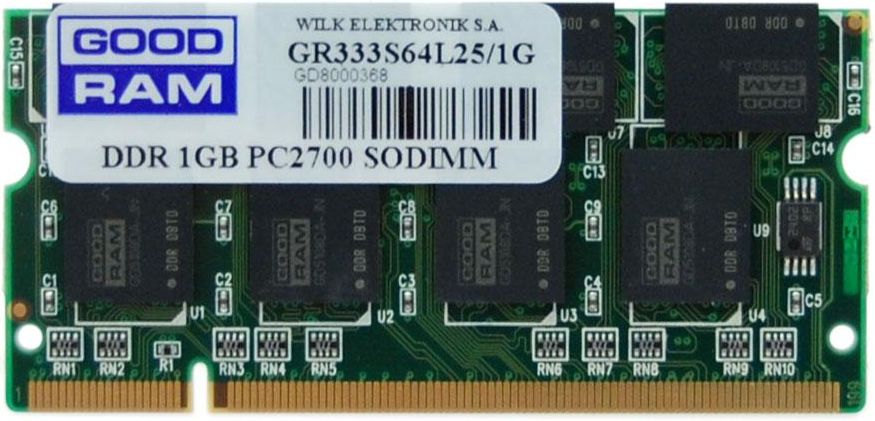GOODRAM SO-DIMM DDR1 1GB PC2-2700 - Pamięć RAM - Opinie i ceny na Ceneo.pl