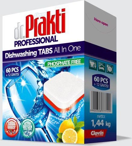 Clovin Dr.prakti Tabletki Do Zmywarek 60+12 - Opinie i atrakcyjne ceny ...