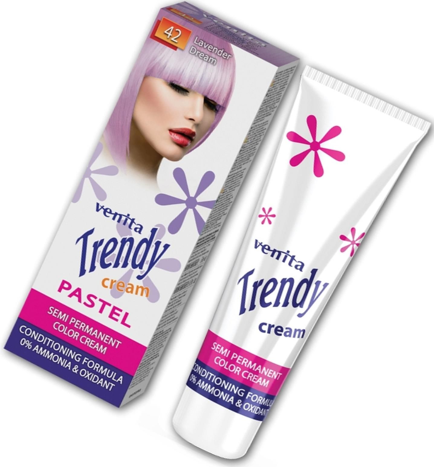 Venita Krem Kolryzujący Cream Pastel 42 Lawendowy 150 ml - Opinie i ...