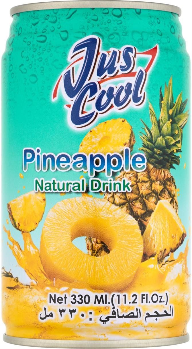 Jus Cool Napój Ananasowy 330 Ml - Ceny i opinie - Ceneo.pl