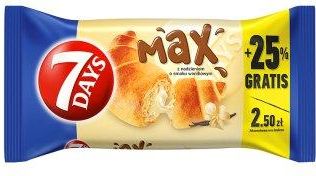 7 Days 7 Days Max Croissant Z Nadzieniem O Smaku Waniliowym 110 G ...