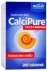 Madson CALCIPURE CALCII CARBONAS 200 tabl. - Opinie i ceny na Ceneo.pl