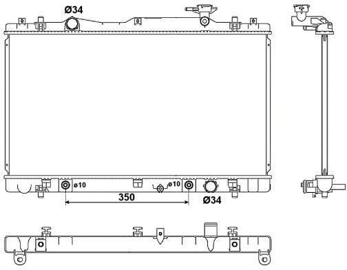 NRF Chłodnica, układ chłodzenia silnika 53063 - Opinie i ceny na Ceneo.pl