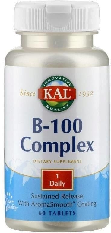 KAL B 100 Complex S/R - 60 Tabletki - Opinie i ceny na Ceneo.pl