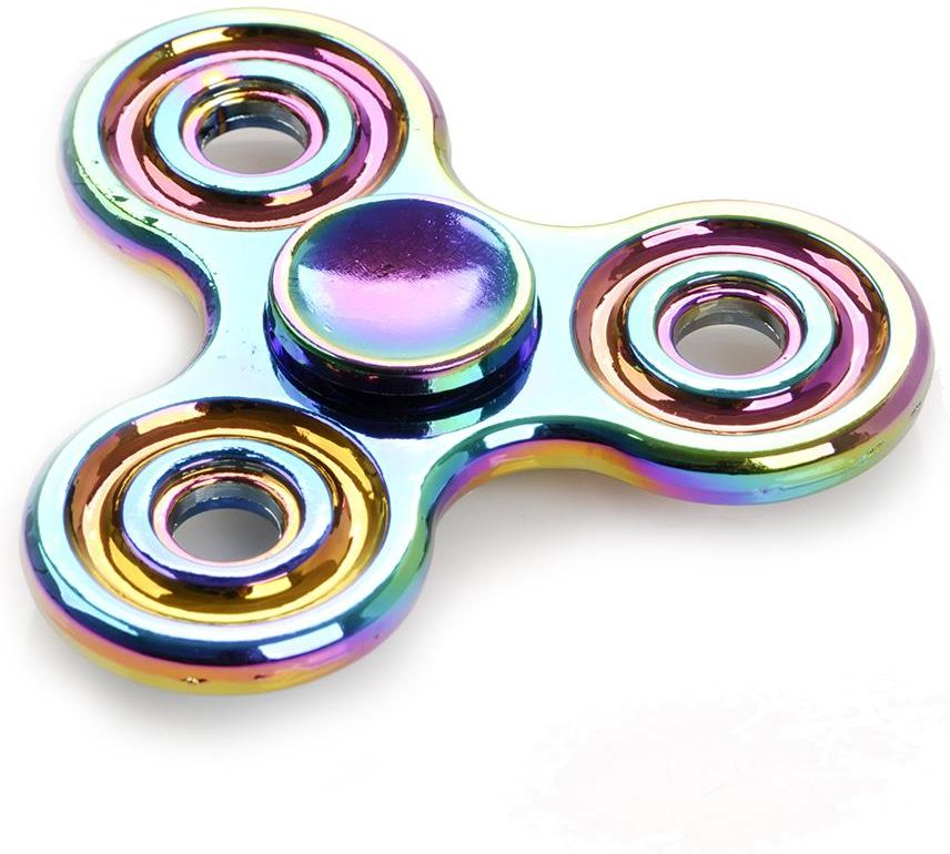 Hand Fidget Spinner metalowy Chrome Rainbow - Gadżety dla domu - Ceny i ...