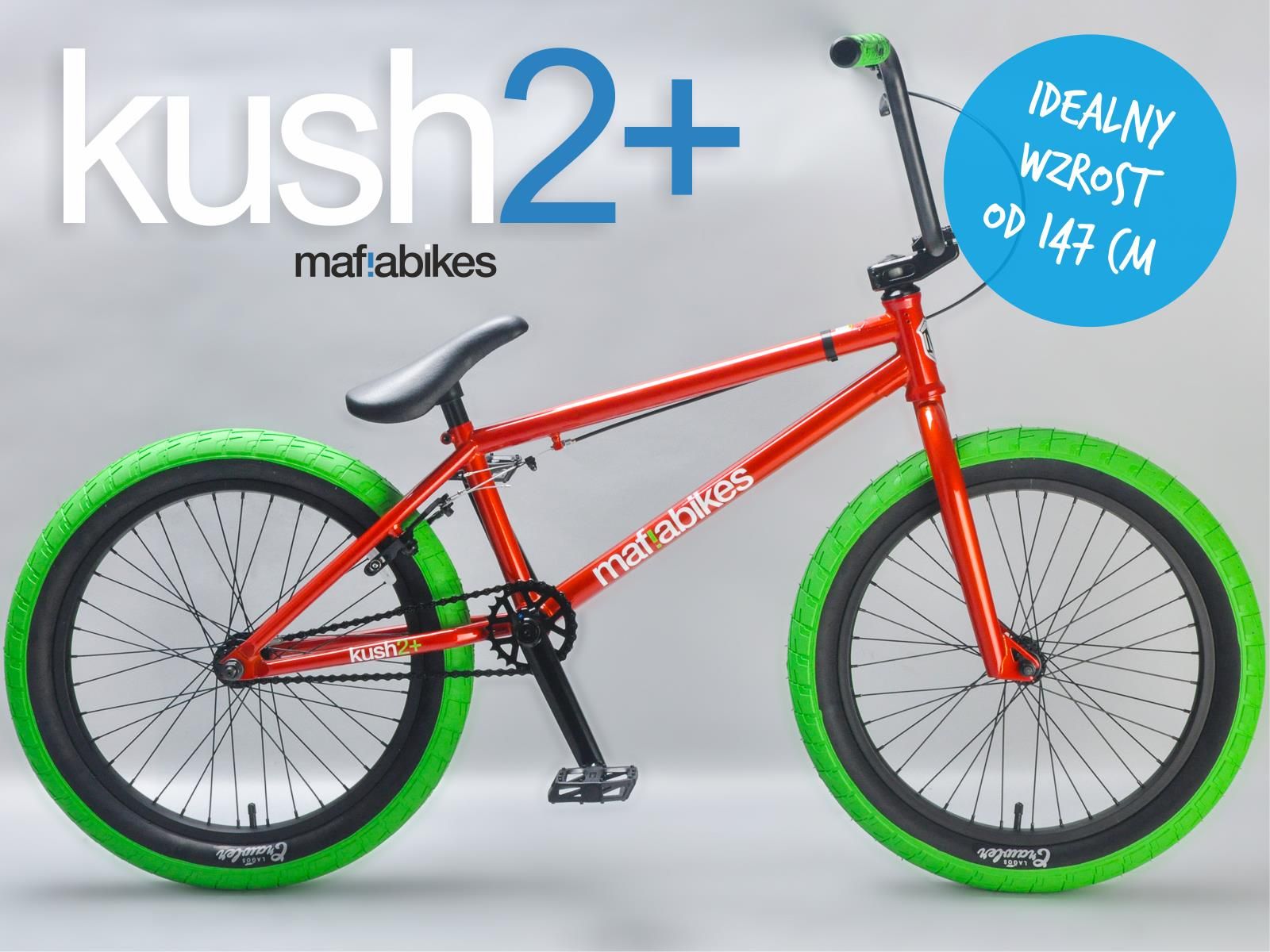 Mafiabikes Bmx Kush2+ Red 2017/2018 - Rowery Bmx - Ceny i opinie Ceneo.pl