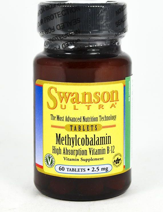 Swanson Metylokobalamina Witamina B12 2,5mg 60tabl - Opinie i ceny na ...