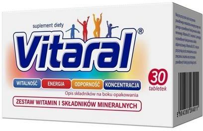 Vitaral zestaw witamin i minerałów 30 tabl. - Opinie i ceny na Ceneo.pl
