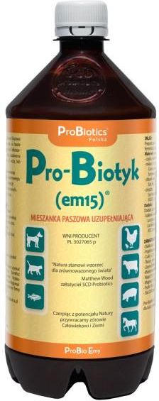 Probiotics Polska Probiotyk (Em15) 1 L - Dla Zwierząt (1111111112359) - ceny i opinie - Ceneo.pl