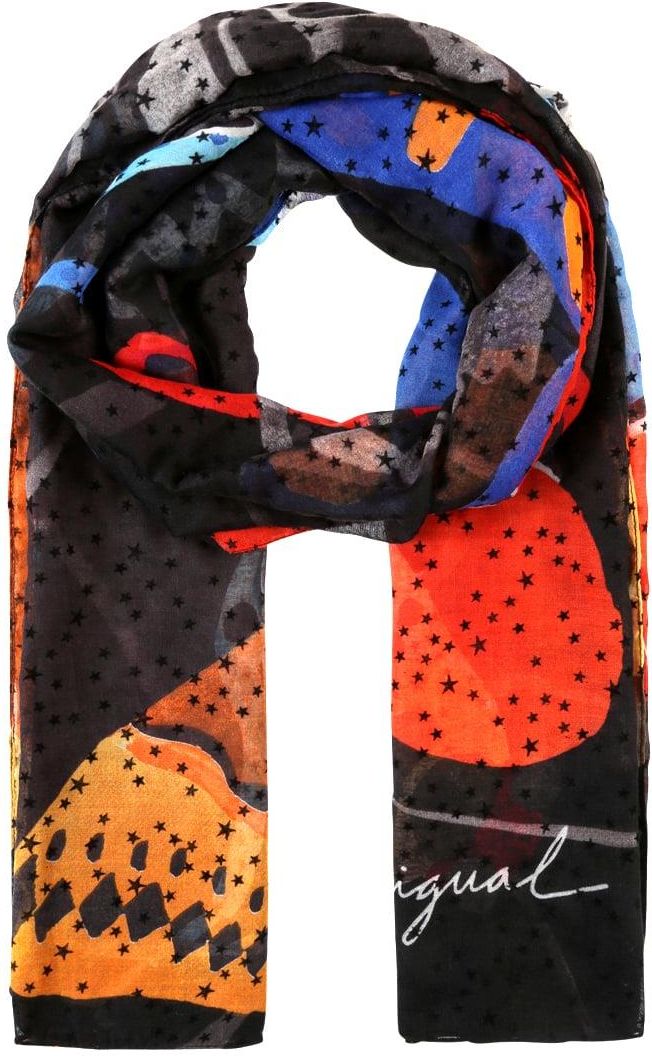 Desigual WINTER STRIPES Szal black - Ceny i opinie - Ceneo.pl