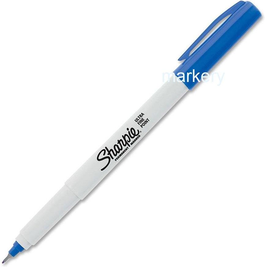 Sharpie Sanford Brands Ufine Marker Permanent Niebieski (San37003 ...
