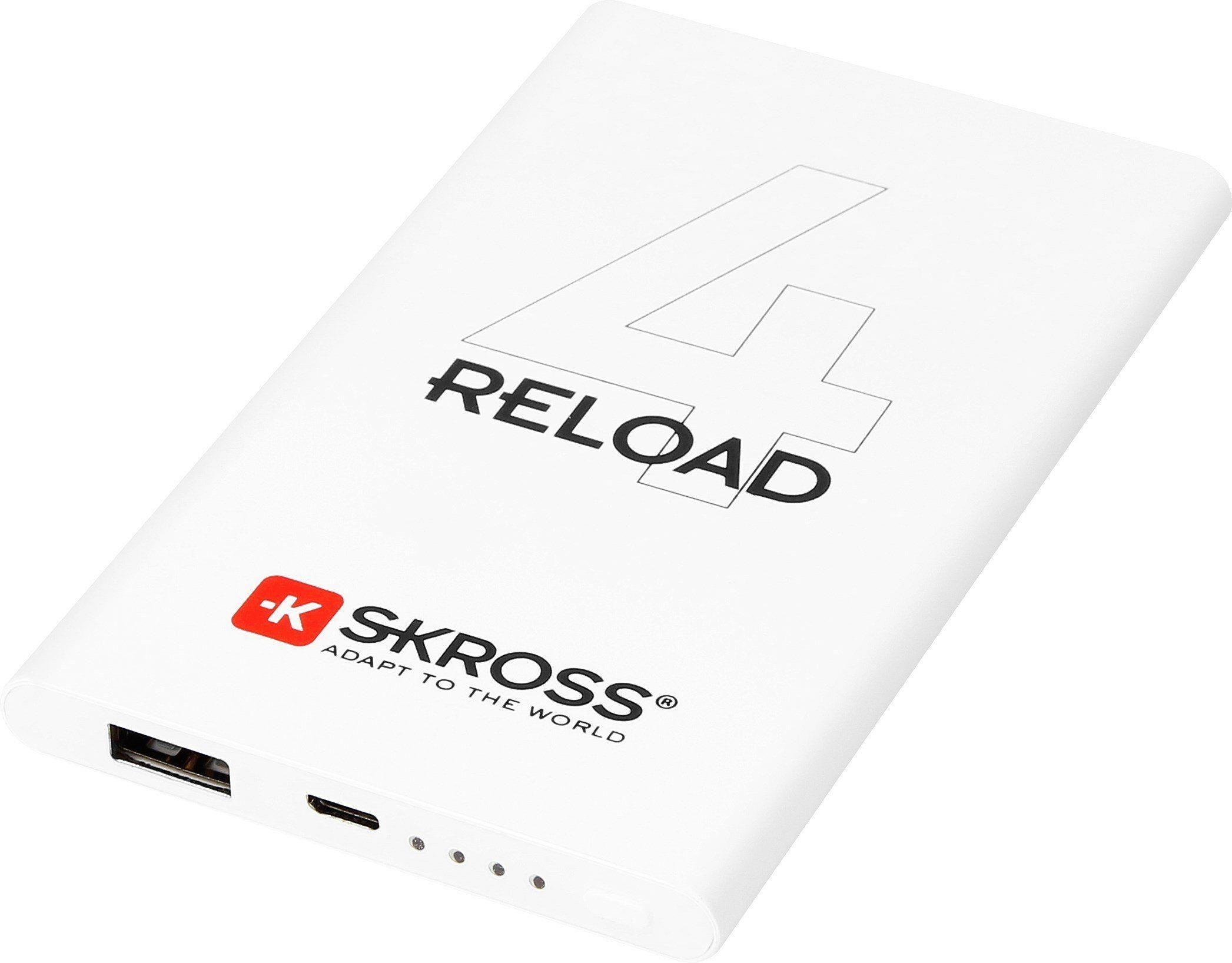 Powerbank Skross Reload 4 4000mAh Biały - Opinie i ceny na Ceneo.pl