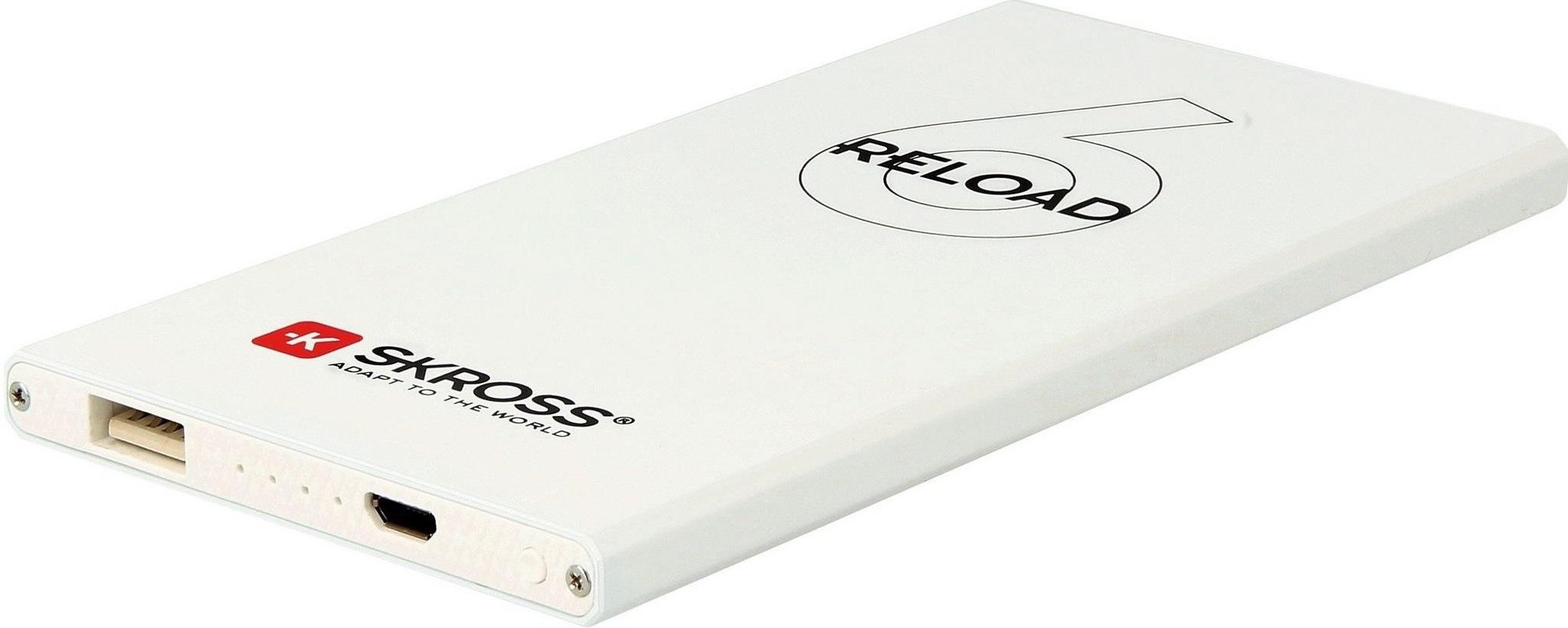 Powerbank Skross Reload 6 6000mAh Biały - Opinie i ceny na Ceneo.pl