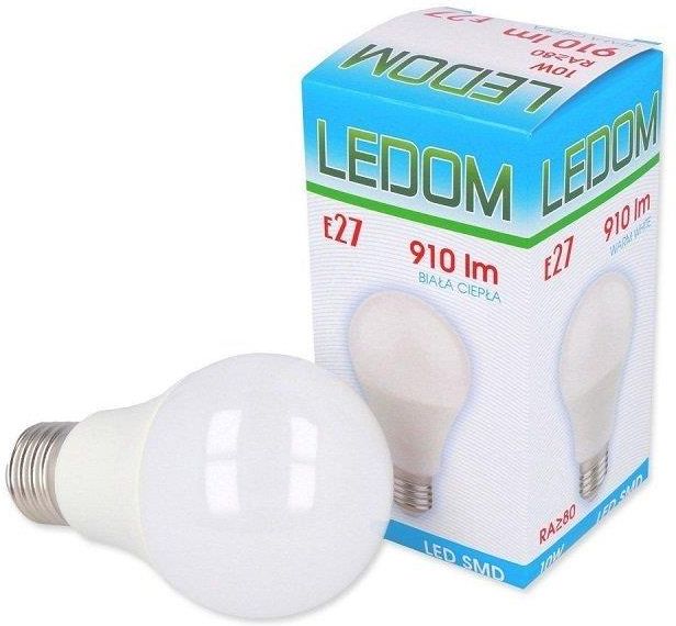 Ledom Led Smd E27 230V 10W 3000K Biała Ciepła - Opinie i atrakcyjne ...