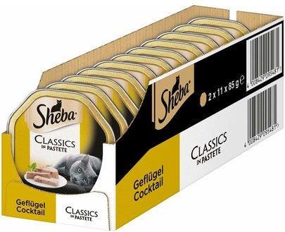Karma Sheba Classics in Pastete koktajl drobiowy tacka 22x85g - Ceny i ...