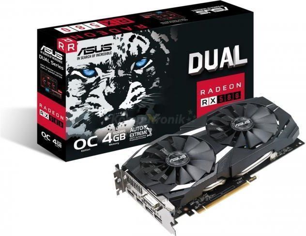 Asus Radeon RX 580 Dual 4G OC (DUALRX580O4G) - Karta graficzna - Opinie ...
