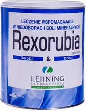 Lek homeopatyczny Rexorubia leczenie wspomagające w niedoborach soli ...