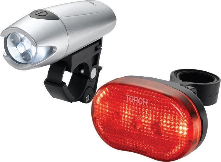 Torch Zestaw Lampki Cycle Light Set High Beamer White + Tail Bright 5 ...