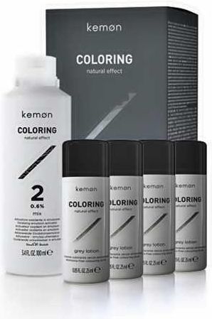 Kemon Coloring Grey Mousse Kit For Man Farba 4X25Ml - Opinie i ceny na ...