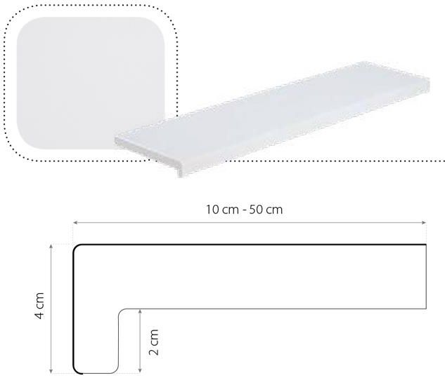 Parapet Parapet PCV komorowe wewnętrzny Biały 50 cm x 120 cm - Opinie i ...