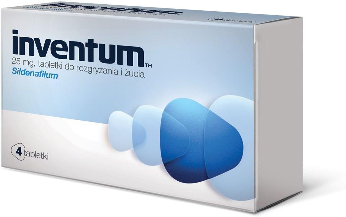 Inventum 25mg 4tabl. - Opinie i ceny na Ceneo.pl