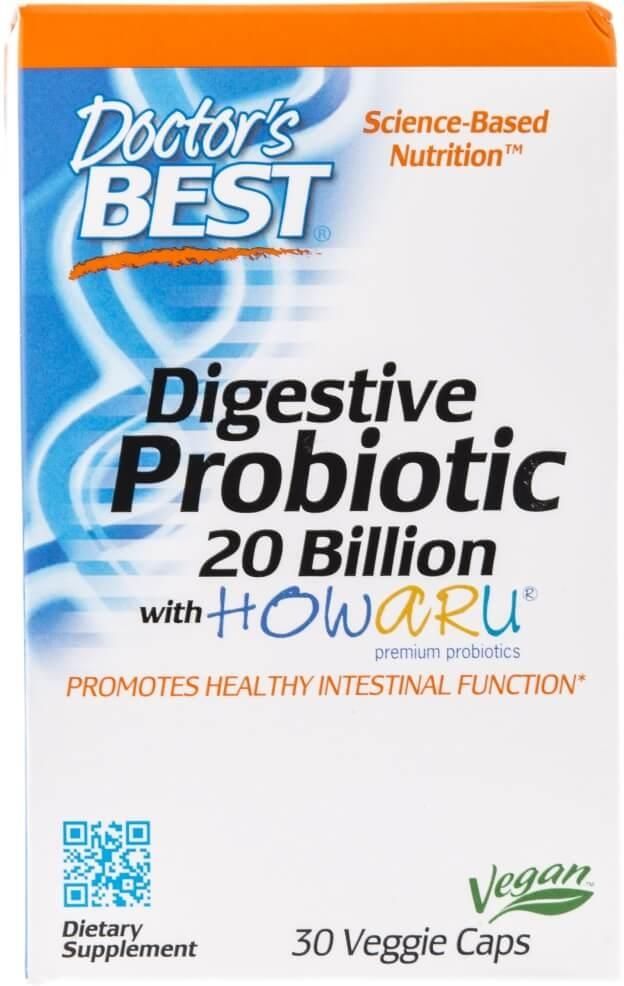 Doctor's Best Digestive Probiotic 20 Billion 30 kaps. - Opinie i ceny ...