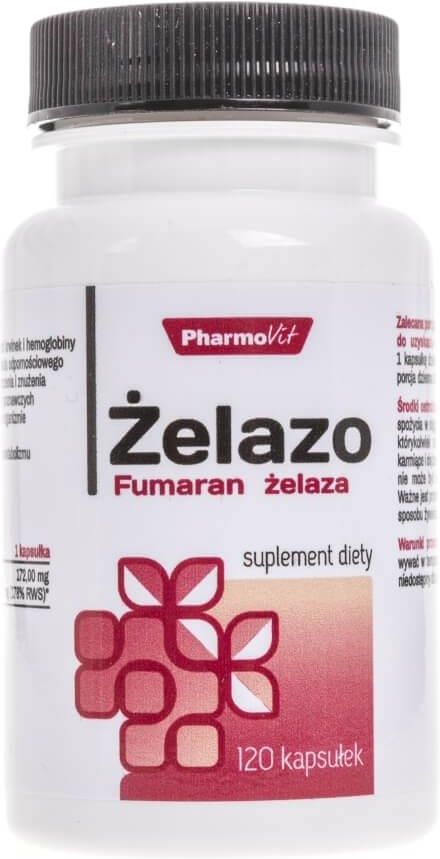 Pharmovit Fumaran żelaza 120 kaps - Opinie i ceny na Ceneo.pl