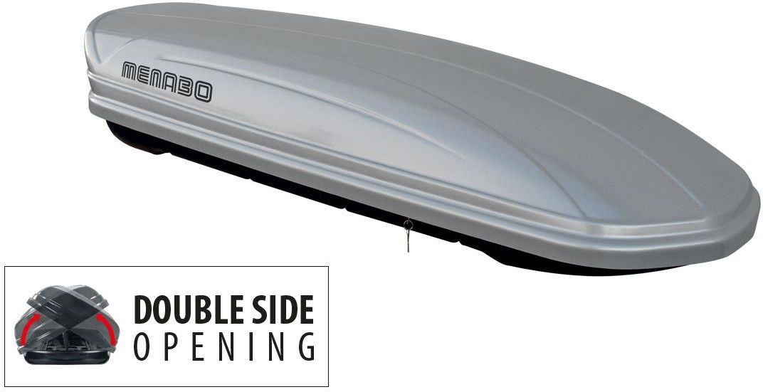 Autoboks Menabo Box Dachowy Trumna Mania 580 Duo Srebrny - Opinie i ...