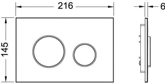 Przycisk spłukujący Tece Loop Do Wc Chrom 9240626 - Opinie i ceny na Ceneo.pl
