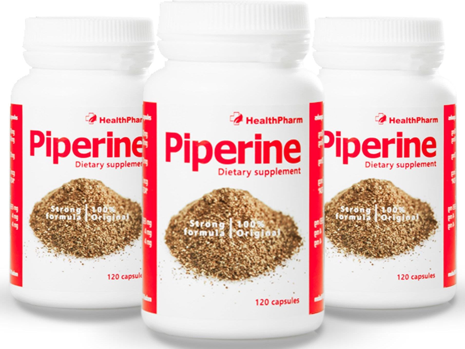 Preparat medycyny naturalnej Piperyna Piperine Forte Plus 95% 20mg 360 ...