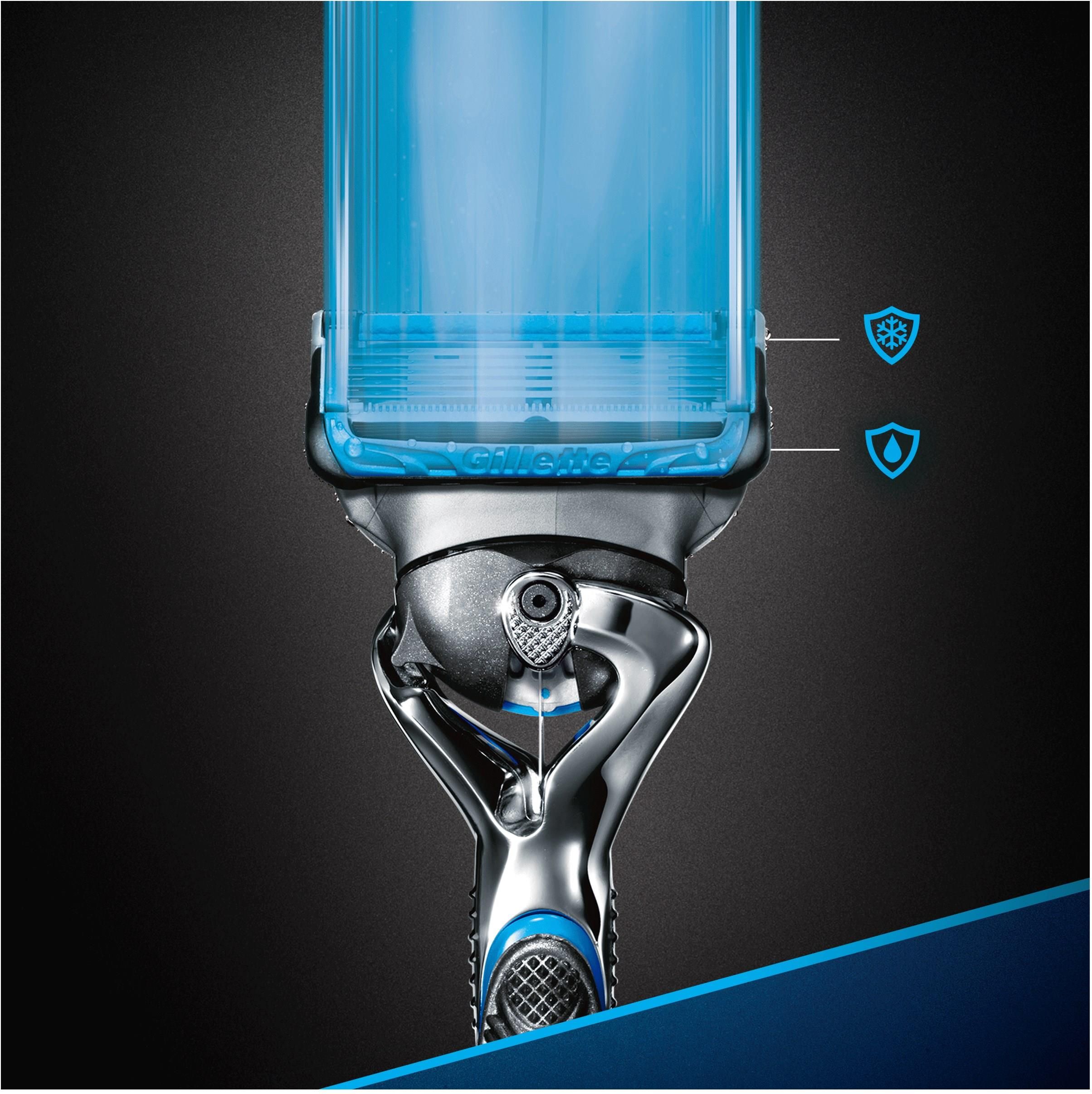 Gillette Fusion ProShield Chill Ostrza wymienne do maszynki 4 sztuki ...