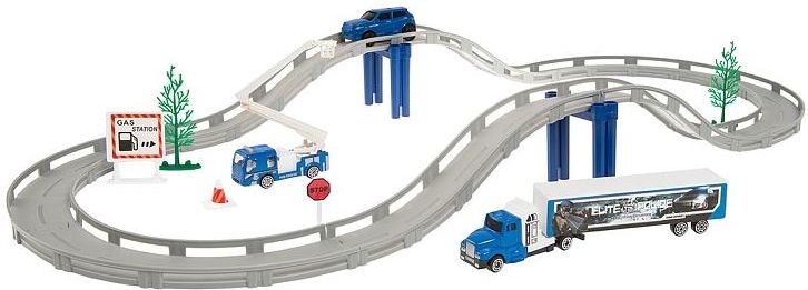 Smiki Police Car Track Tor Samochodowy Z Pojazdami 180 Cm - Ceny i ...