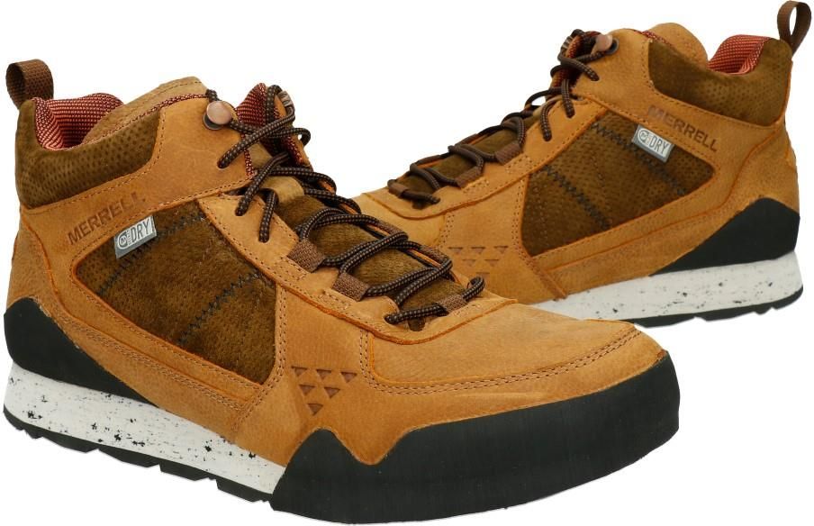 Buty trekkingowe Merrell Burnt Rock Mid Honey J91745 - Ceny i opinie ...
