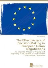 The Effectiveness Of Decision-Making In European Union Negotiations - Literatura obcojęzyczna ...
