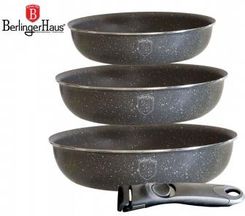 ZESTAW 3 PATELNI GRANITOWYCH 4 W 1 BERLINGER HAUS CLICK-IT [BH-1479] - Opinie i atrakcyjne ceny ...