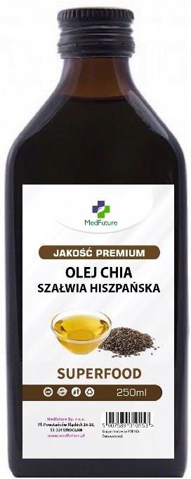 MEDFUTURE MedFuture Olej Chia płyn 250 ml - Ceny i opinie - Ceneo.pl