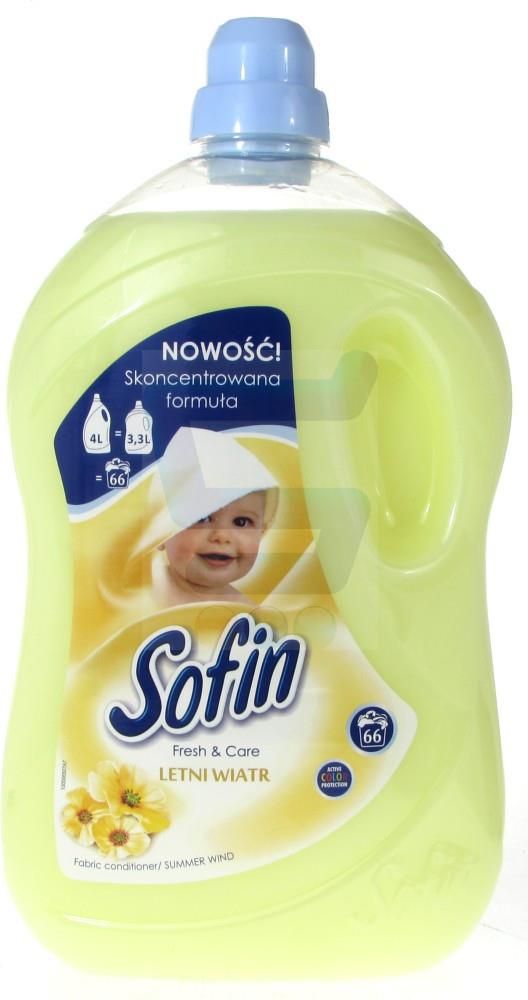 Sofin Global Fresh & Care Płyn do płukania tkanin Letni Wiatr 3,3 L ...