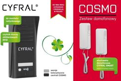 Domofon Cyfral Domofon Cosmo Zestaw 1-Lokatorski Czarny - Opinie i ceny ...
