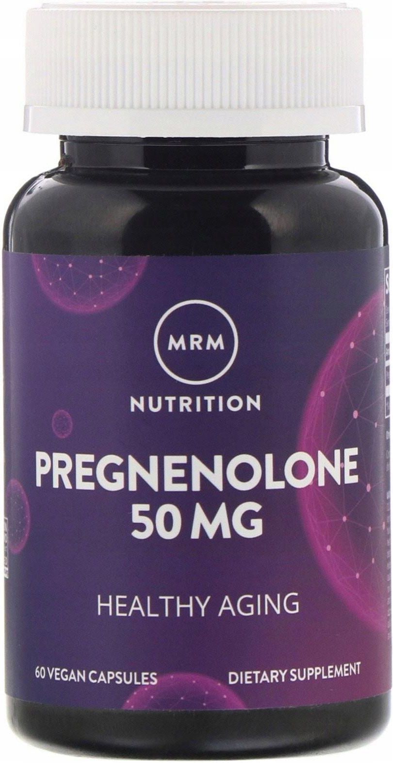 MRM Pregnenolon 50 mg 60 kaps - Opinie i ceny na Ceneo.pl