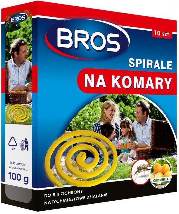 Bros Owadobójcza Spirala Na Komary Citronella - 10 Szt. - Ceny i opinie - Ceneo.pl