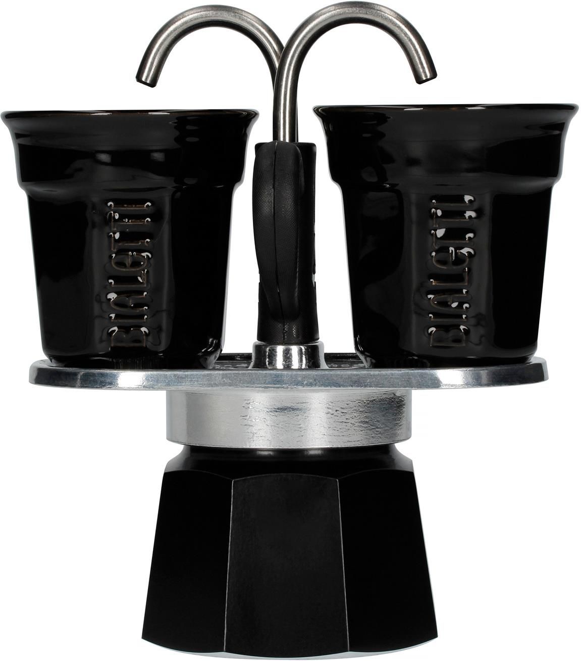 Bialetti Kawiarka Aluminiowa Z Filiżankami Mini Express Czarna ...