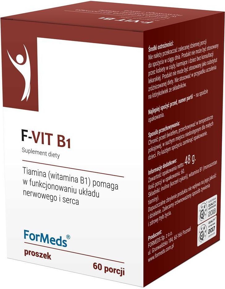 Formeds Witamina B1 F-VIT B1 - Opinie i ceny na Ceneo.pl
