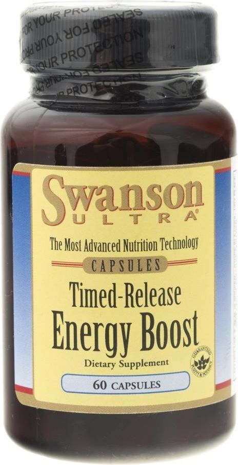 Swanson Timed-Release Energy Boost 60 kaps. - Opinie i ceny na Ceneo.pl